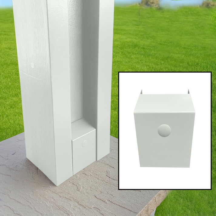 H-Post Cap™ -(2 Units per Set) H-Post Hardware Caps for Aluminum Patio ...